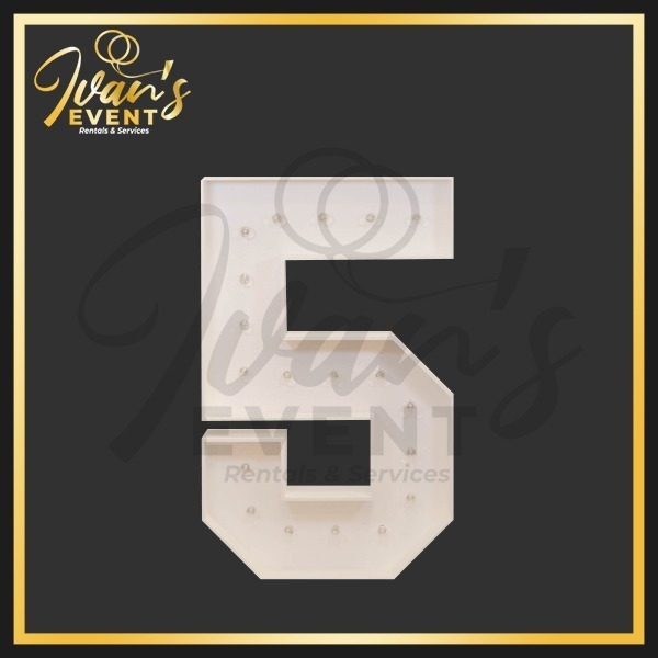 #5 Marquee Number 4F – Ivan's Events | Rentals & Services